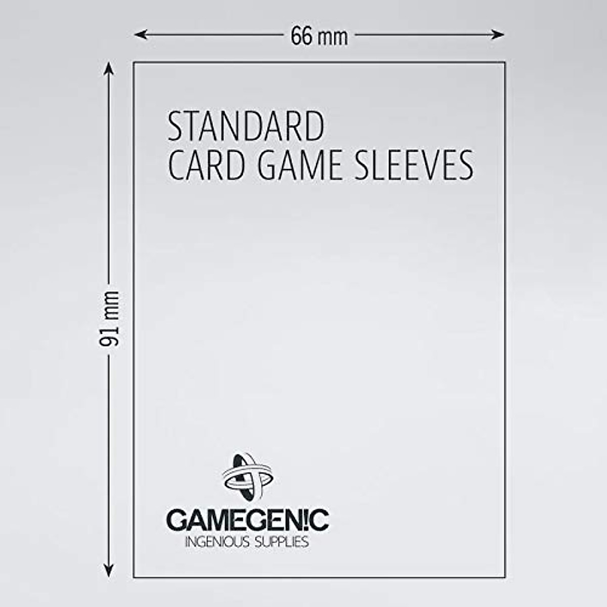 2 Packs Gamegenic Prime Board Game Sleeves 50ct Standard Card Game Size Card Sleeves Individual Pack