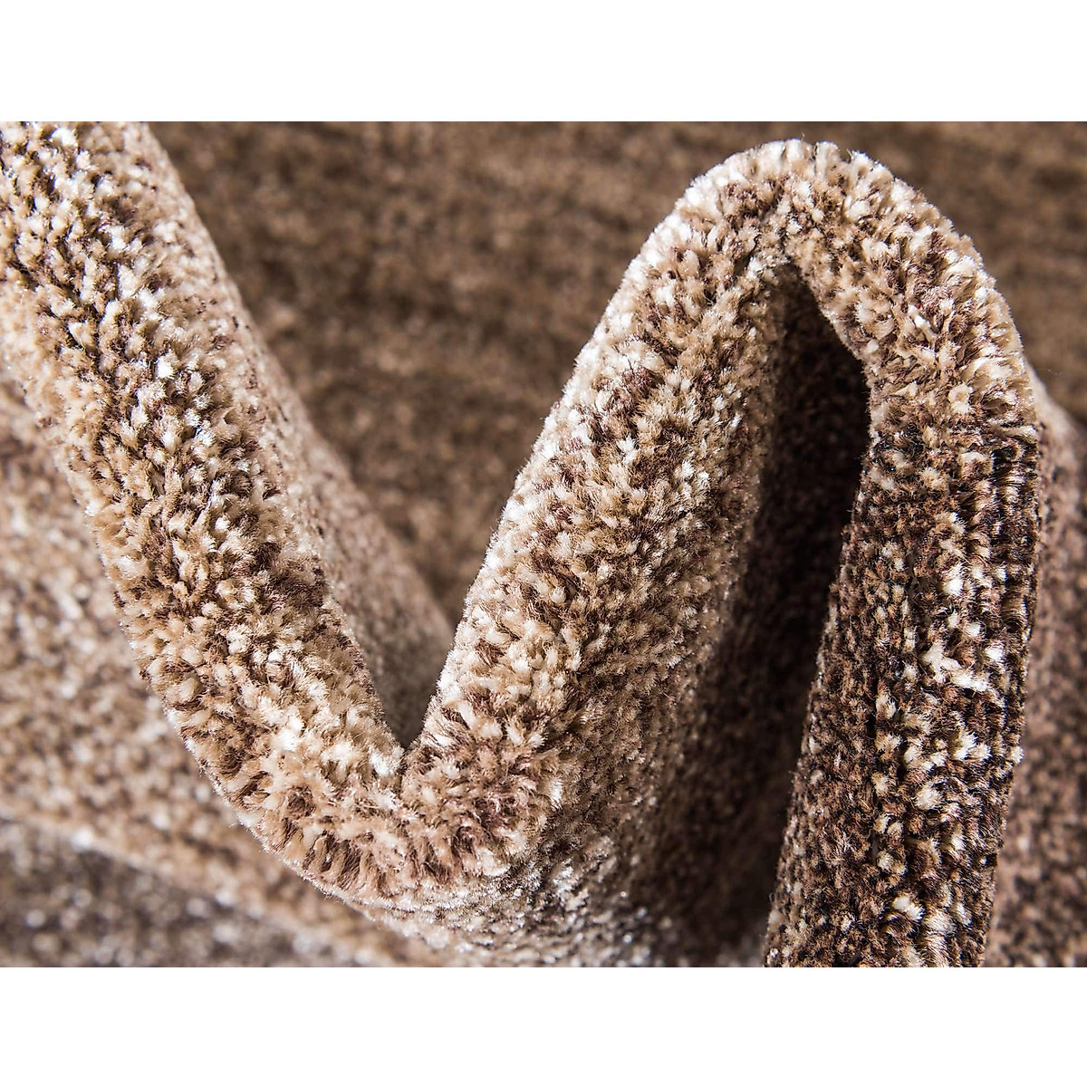 Unique Loom Del Mar Collection Area Rug - Abigail (2' 7" x 10' Runner, Light Brown/ Beige)