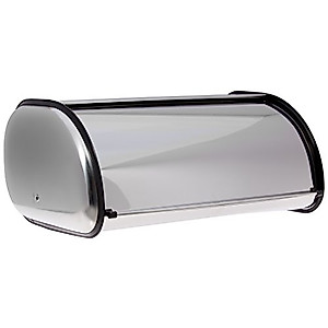 Home-it Stainless Steel Bread Box for kitchen, bread bin, storage holder 16.5x10x8