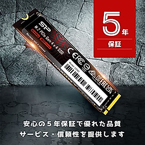 Silicon Power 1TB UD90 NVMe 4.0 Gen4 PCIe M.2 SSD R/W up to 5,000/4,800 MB/s (SP01KGBP44UD9005)