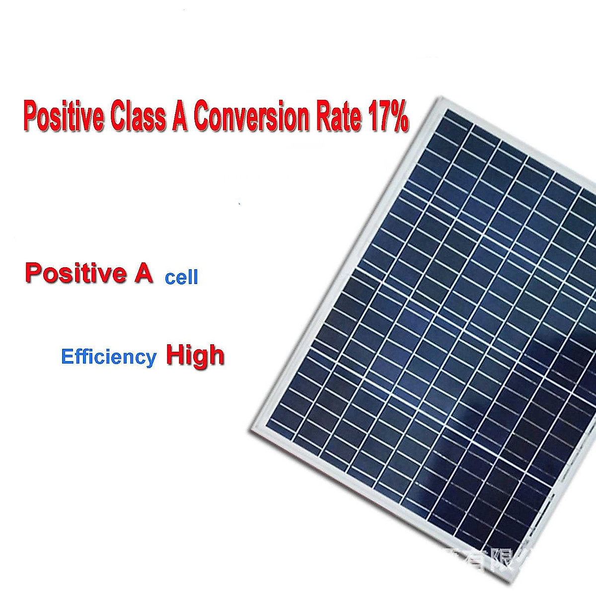 Solar Panel 50W 60W Polycrystalline Photovoltaic Panel Power Generation 5 Grid Line Home System Ootdoor