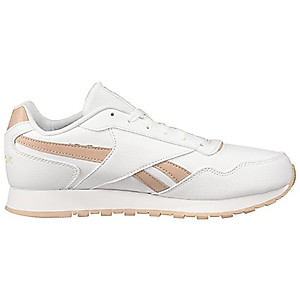 Reebok Women's Classic Harman Run Walking Shoe, White/Bare Beige/Pale, 10
