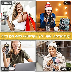 TIESOME Reusable Iced Coffee Sleeves, Leopard Print 3 Pieces Neoprene Cup Sleeve Coffee Cup Holder for Iced & Hot Drinks Beverages Sleeve for Most Coffee S+M+L 3 Size