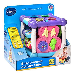 VTech Busy Learners Activity Cube, Purple