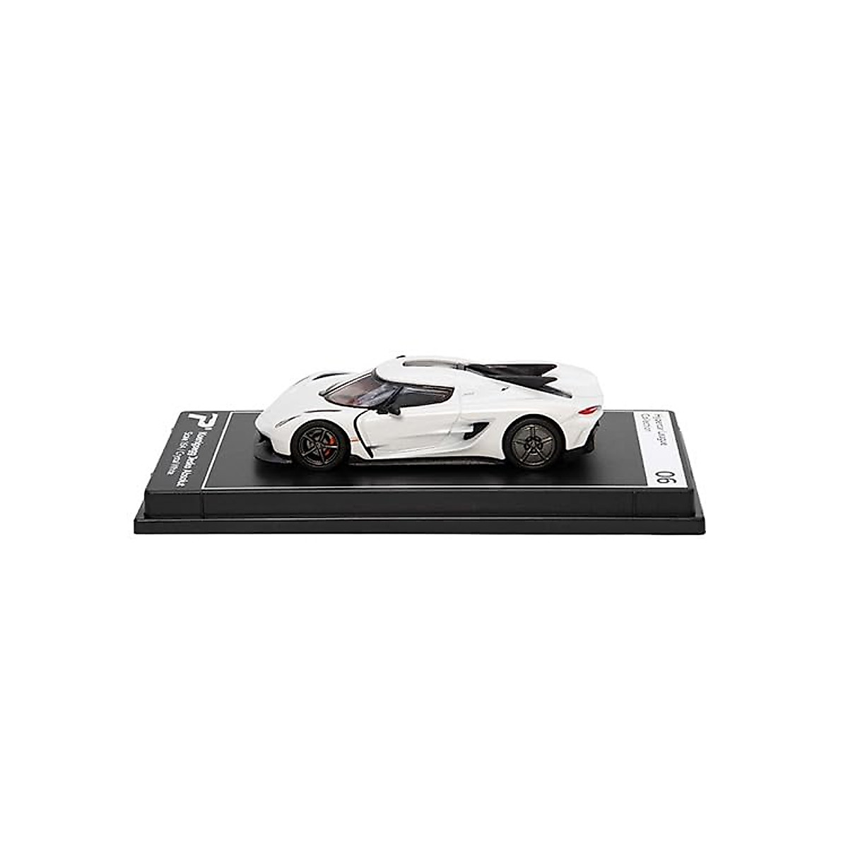 PosterCars 1:64 Scale Koenigsegg Jesko Absolut Crystal White Hypercar League Collection No.6