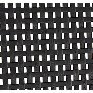 Curver Rattan Style Basket with Lid, Grey, Medium