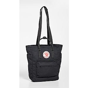Fjallraven, Kanken Totepack Backpack with 13" Laptop Sleeve for Everyday Use and Travel, Black