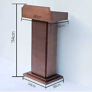 MObyat Lectern Podium Stand,Podium Stainless Steel Lectern Podium Church Pulpit Or Ceremony Lecture Speech Teach Platform Standing Presentation Lectern