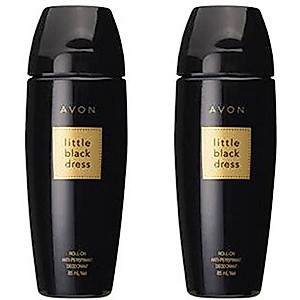 Avon Little Black Dress Deodorant Roll-on for Women (40ml) - Set of 2