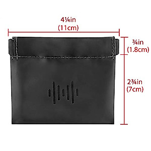 Geekria Soft Elastic Earbuds Pouch Case/Headphone Carrying Bag/Universal Headphone Protection Pouch/Pocket Earphone Case/Coin Purse Change Holder/Portable Travel Bag (Black)