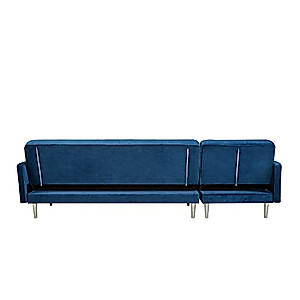 Gold Sparrow Berkeley Sectional, Sapphire