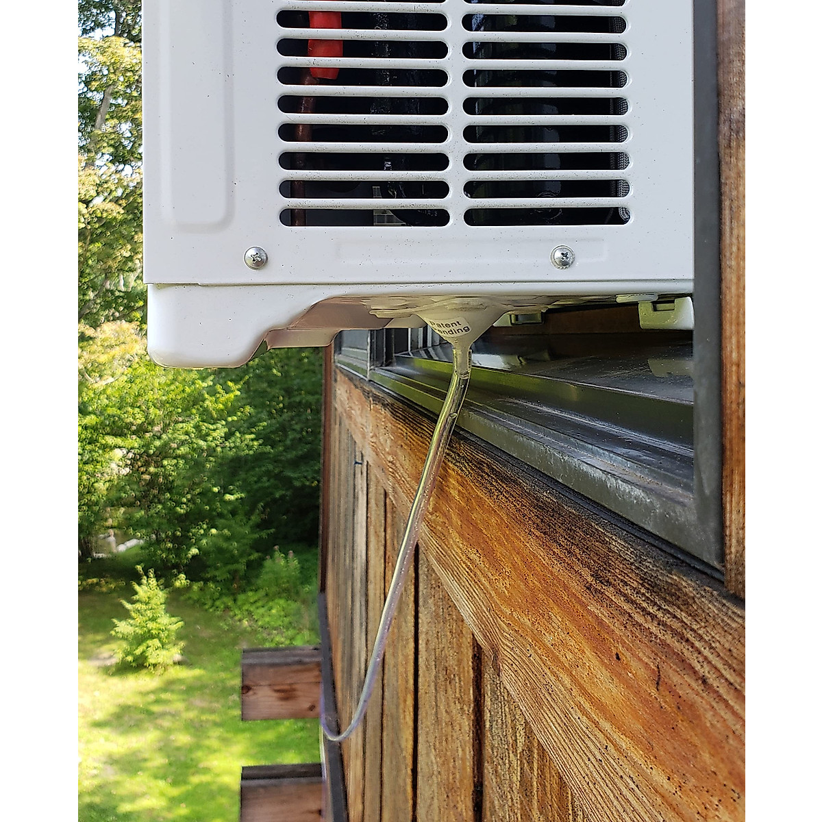 Magnetic Universal Window Air Conditioner Drain Kit AC Drip Line Condensate Hose Funnel Connector Fitting with Clear Tubing for Window AC and Mini Split Units (10ft Kit)