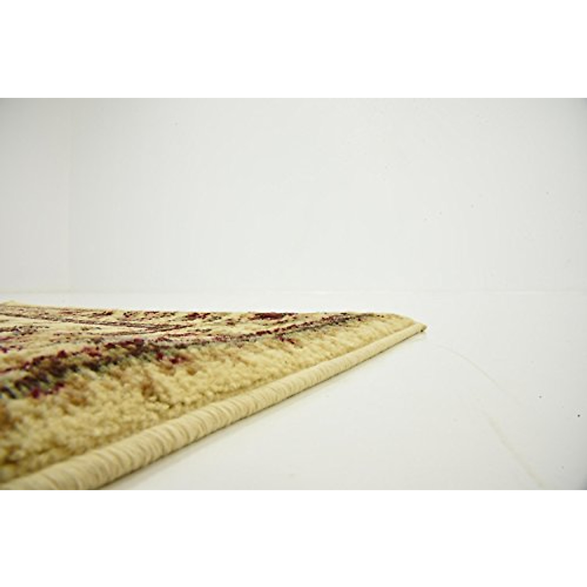 Unique Loom Voyage Collection Traditional Oriental Classic Intricate Design Area Rug (2' 7 x 10' 0 Runner, Ivory/Gold)