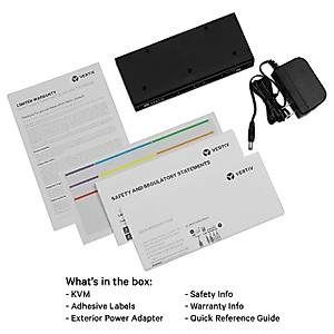 Vertiv Avocent 2-Port DVI-I 4K Ultra HD KVM Switch (SV220)