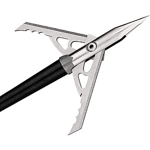 RAGE Hypodermic Trypan Broadhead 100gr 3pk. Silver (35100)