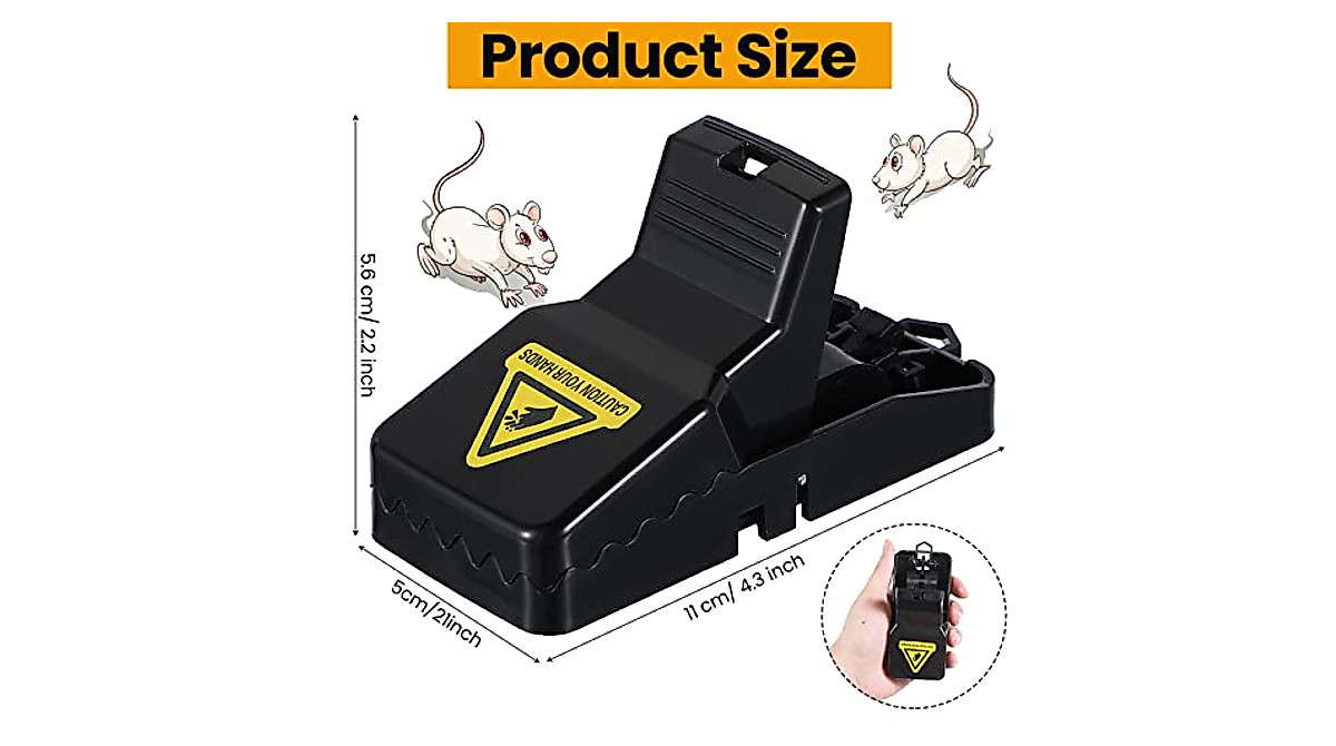 40 Pcs Reusable Mouse Traps for Home Indoor & Outdoor Pest Control