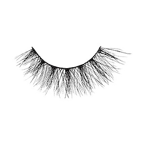 KISS Lash Couture Naked Drama False Eyelashes, Chiffon', Cushion Flexi Band, Contact Lens Friendly, Easy to Apply, Reusable Strip Lashes, Includes 1 Pair of Fake Lashes
