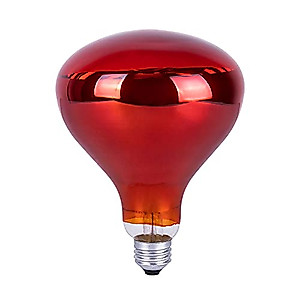 Wesome Lighting Reptile Heat Lamp Bulb, 100 Watts Infrared Basking Spot Light for Reptiles,Amphibian and Glass Terrarium, 1 Pack