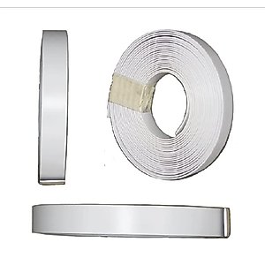 3/4" Vinyl Chair Strap for Patio Pool Lawn Garden Furniture Repair 20' Durable Roll - Best for Strapping, Repair & Restoration (White Color #201)