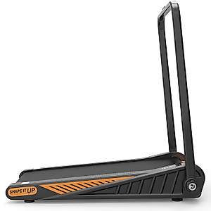 WILDKEN Walking Pad, Folding Treadmill Under Desk with Handlebar & Ergonomic 10% Incline, Home Treadmill 2 in 1 Walking and Jogging with Remote Control LCD Display for Home Gym Indoor Office use