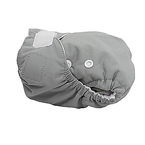 Thirsties Natural Newborn All in One Reusable Cloth Diaper, Hook & Loop Closure, Rainbow (5-14 lbs)