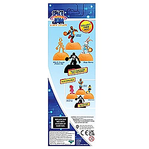 Moose Toys Space Jam: A New Legacy - 4 Pack - 2'' Lebron, Bugs Bunny, Wile E. Coyote, & 1 Mystery Figure - Bench, Multicolor, 14574