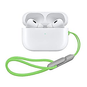 Lanyard Compatible with AirPods Pro 2, 2022 New Wireless Bluetooth Headphones Anti-Lost Lanyard Earbuds Cover Braided Rope (Green)
