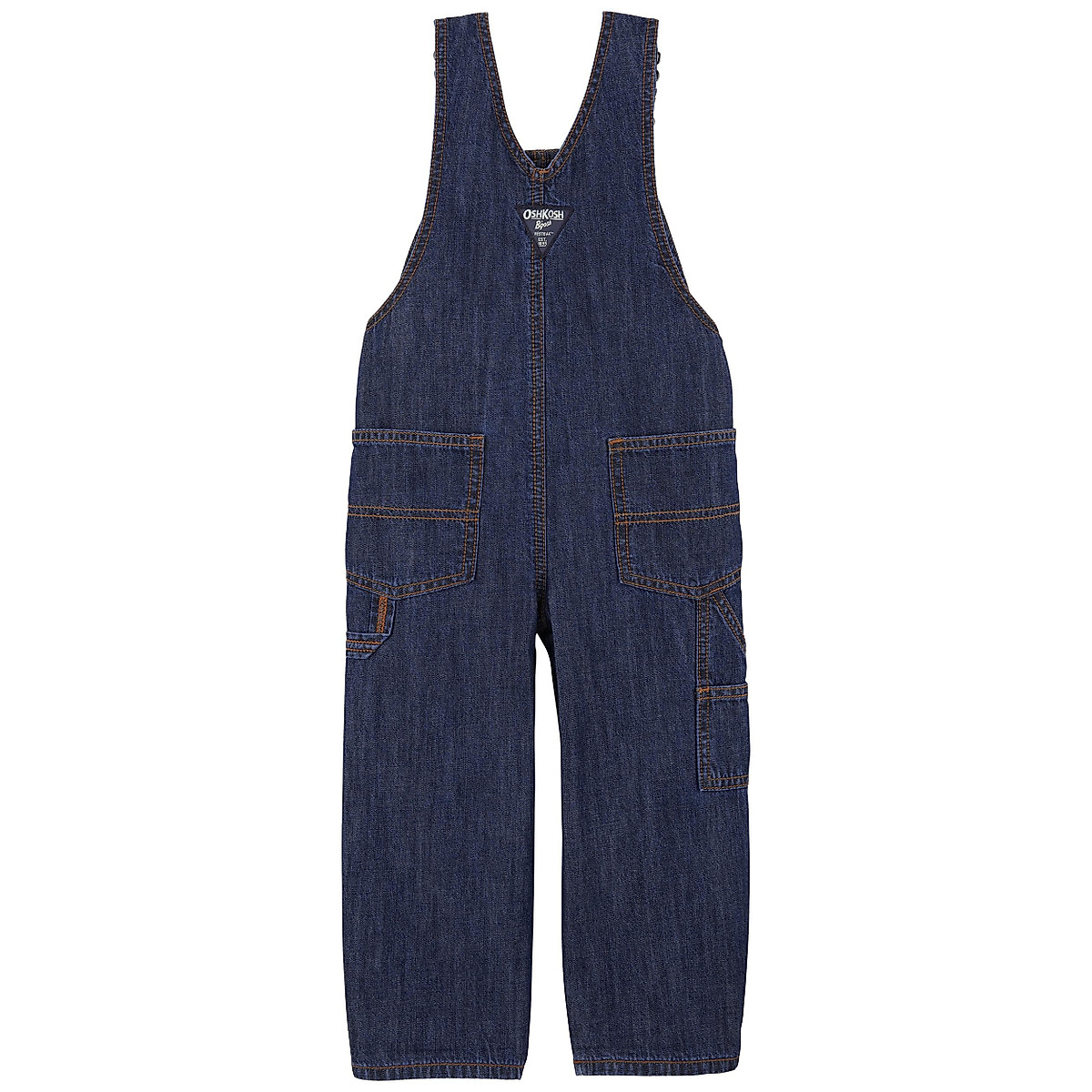 OshKosh B'Gosh Baby Boy's World's Best Overalls, Hickory, 12M