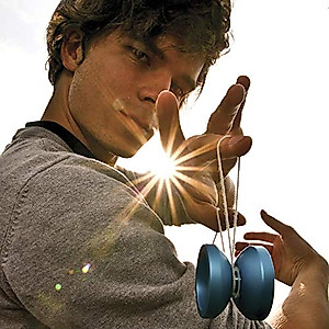 YoyoFactory Dv888 - A Simple and Comfortable Beginner Friendly Yoyo - Comes with Extra String & Pre Tied Finger Loop - Constructed from Aircraft Grade Aluminum - for Novice and Advanced Tricks Black