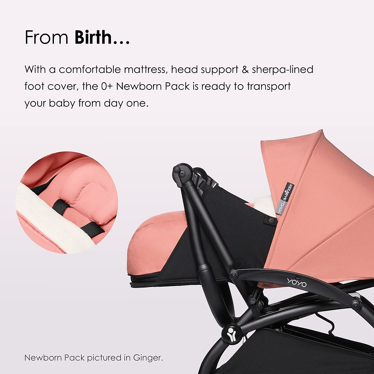 BABYZEN YOYO2 Stroller & 0+ Newborn Pack - Includes Black Frame, Aqua 6+ Color Pack & Aqua 0+ Newborn Pack - Suitable for Children Up to 48.5 Pounds