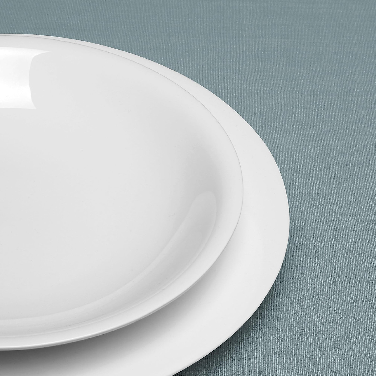 Alessi "All-Time" Soup Bowls in Bone China (Set of 4), White, Large