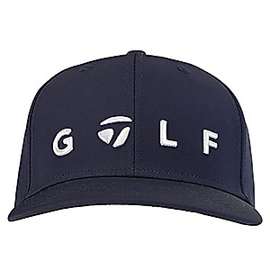 TaylorMade Golf Standard Lifestyle Logo Hat, Navy, Medium