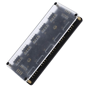 Demeras 10 Ports Controller HUB Controller 4‑Pin RGB Controller for PC for PC Computer Desktop Motherboard