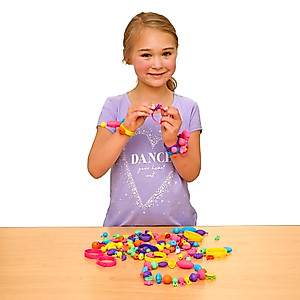 1000+ Snap Pop Beads for Girls Toys - Kids Jewelry Making Kit Pop-Bead Art and Craft Kits DIY Bracelets Necklace and Rings Toy for Age 3 4 5 6 7 8 Year Old (Large)