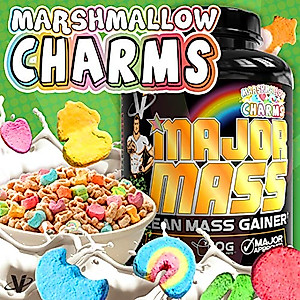 VMI Sports | Major Mass Lean Mass Gainer | Mass Gainer Protein Powder for Muscle Gain | Weight Gainer Protein Powder for Men | Weight Gainer for Women (Marshmallow Charms, 4 Pounds)