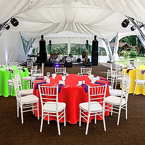 Kinlop 6 Pieces Round Tablecloth 84 Inch Cloud Tablecloth Cow Print Tablecloth Premium Plastic Table Cloth Disposable Table Covers Waterproof Tablecloths for Party Dinner Birthday Camping Picnic