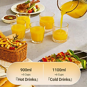 Joydeem JD-J03 Quiet Cooking Blender with Soundproof Shield, Silent Hot Cold Blender for Soy Milk & Juice, 8-Speed and Temperature Control, 12H Preset, 1100ml, White