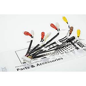 Xtenzi RCA Cord Assembly Harness Car Audio Video Compatible with Pioneer DMH CDP1888,CDP1889 - XT91911