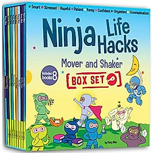 Ninja Life Hacks Mover and Shaker 8 Book Box Set (Books 25-32: Patient, Organized, Smart, Confident, Stressed, Hopeful, Communication, Funny)