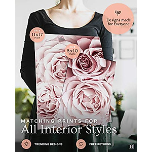 Heimlich wall art prints paris decor for glam bedroom UNFRAMED women 6 pink poster as stylish fashion wall art, 11x17 & 8x10, door coco