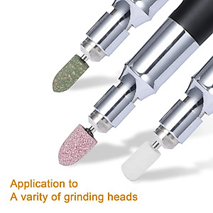 Micro Air Die Grinder, 1/8” Mini Pencil Style Pneumatic Tool, 65000 RPM