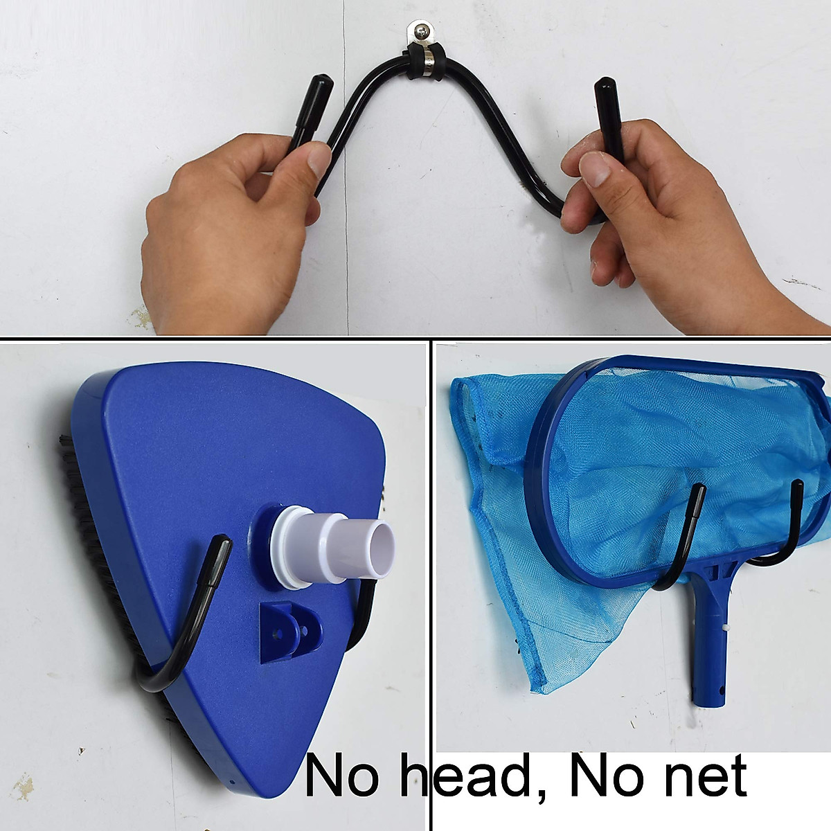 YYST Pool Tool Organizer And Holder Pool Cleaning Accessory Organizer ...