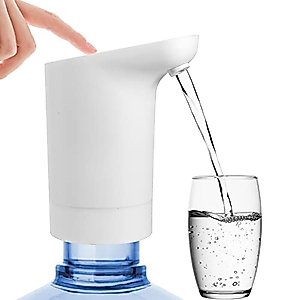 Bottle Water Pump, Mini 5 Gallon Water Dispenser Automatic Suction, Rechargeable Pressure Water Dispenser