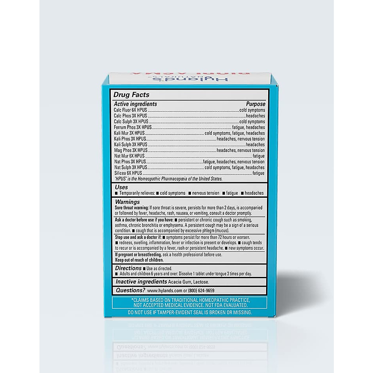 Bioplasma Cell Salts Tablets by Hyland's Naturals, Natural Homeopathic Combination of Cell Salts Vital to Cellular Function, 100 Count