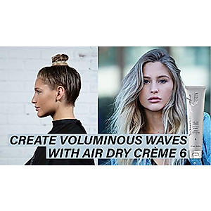Kenra Platinum Air Dry Crème 6 | Time-Saving Air Styler | Enhances Natural Body | Tames Frizz With Delicate Hold | Natural, Product Free Finish | All Hair Types | 5 fl. Oz