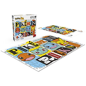 Buffalo Games - Pokémon - Pokemon Rocks - 400 Piece Jigsaw Puzzle for Families Challenging Puzzle Perfect for Game Nights - Finished Puzzle Size is 21.25 x 15.00