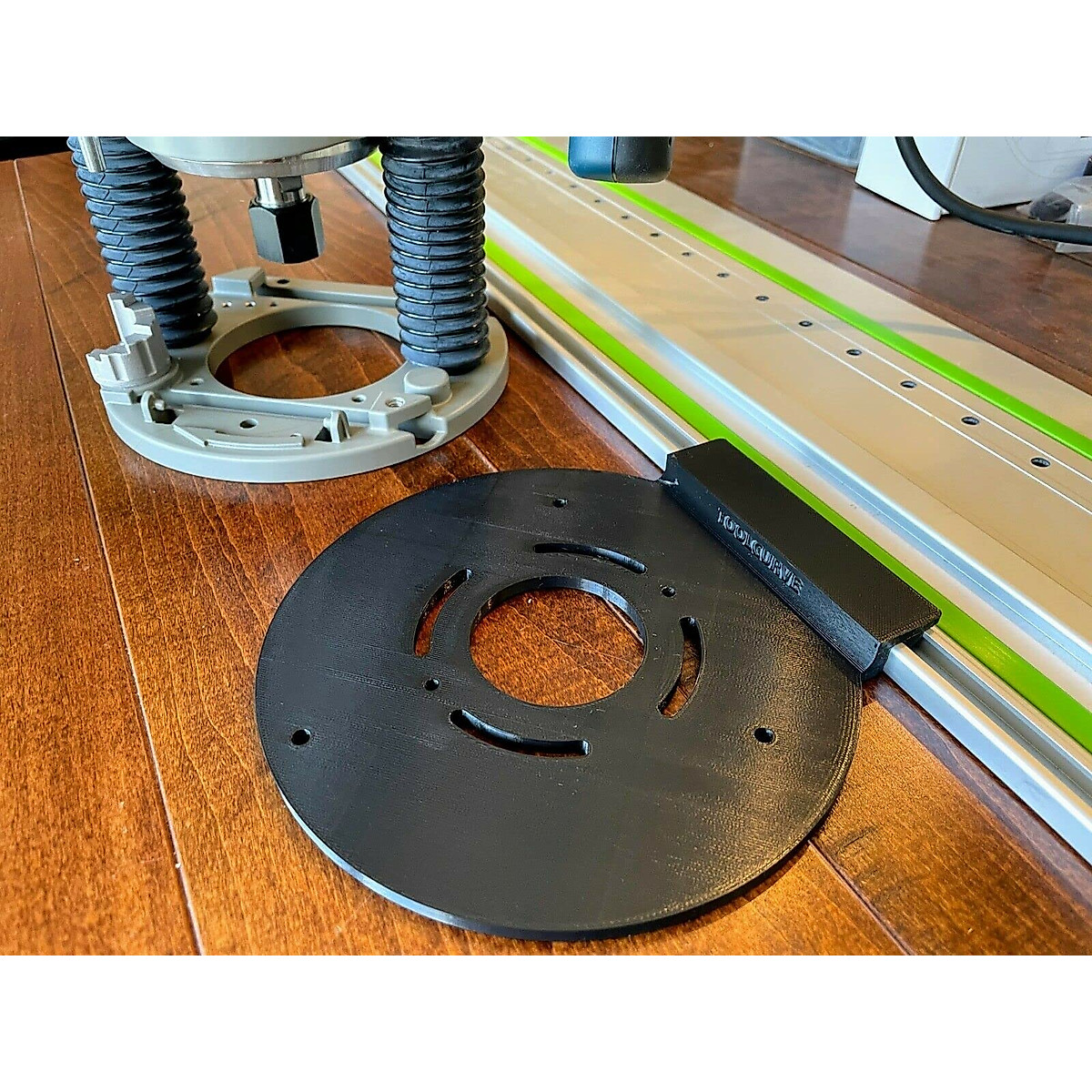 ToolCurve Guide Rail Adapter Compatible with Bosch 1617 Router - Made in USA!