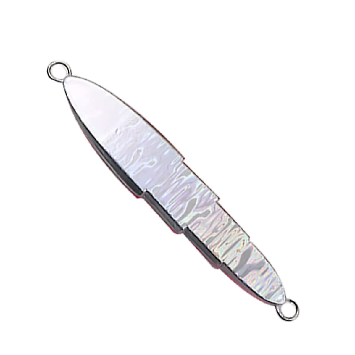 Kmucutie Saltwater Glow Fishing Jigs Deep Sea Fishing Lures Jigging Artificial Lures for Tuna,Grouper,Dogtooth,Bass Salmon (1 piece color C, 80 G)