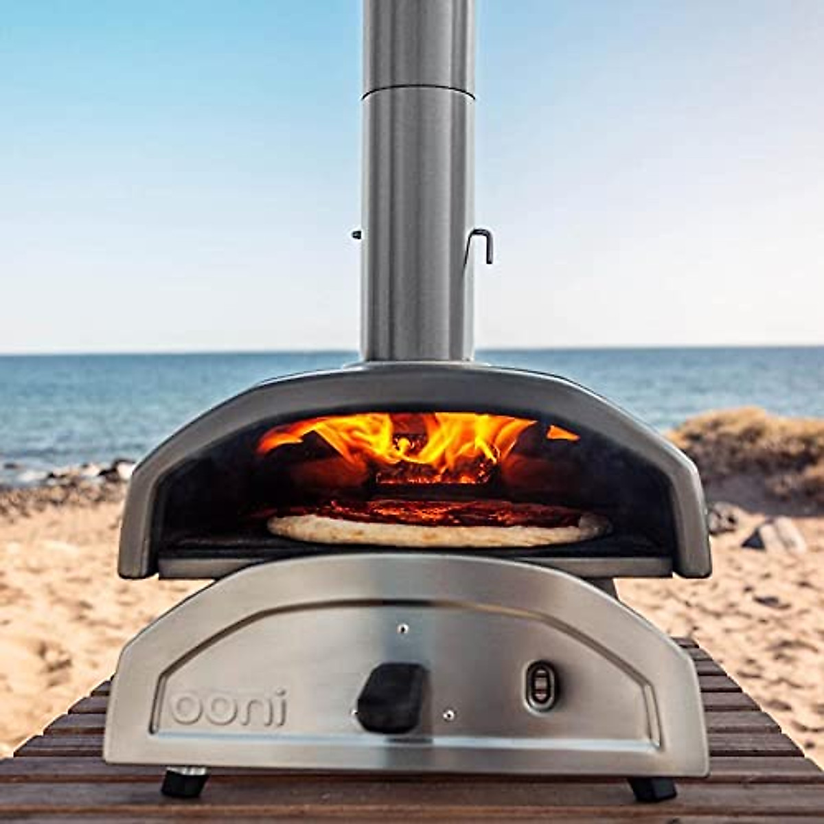 ooni Fyra 12 Wood Fired Outdoor Pizza Oven – Portable Hard Wood Pellet Pizza Oven – Ideal for Any Outdoor Kitchen