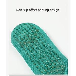 EGEN Dye Tie Yoga Socks for Women Man Novelty Print Non Skid Socks Non Slip Grip for Pilates Barre Ballet Sport (Red)